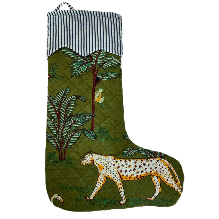 Jungle Safari Stocking – Rachel Elizabeth Interiors & Textiles